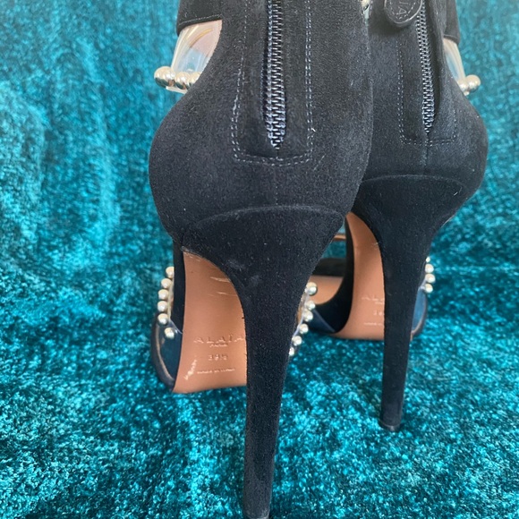 Alaia | Shoes | Alaia Shoes With Silver Beaded Trim | Poshmark